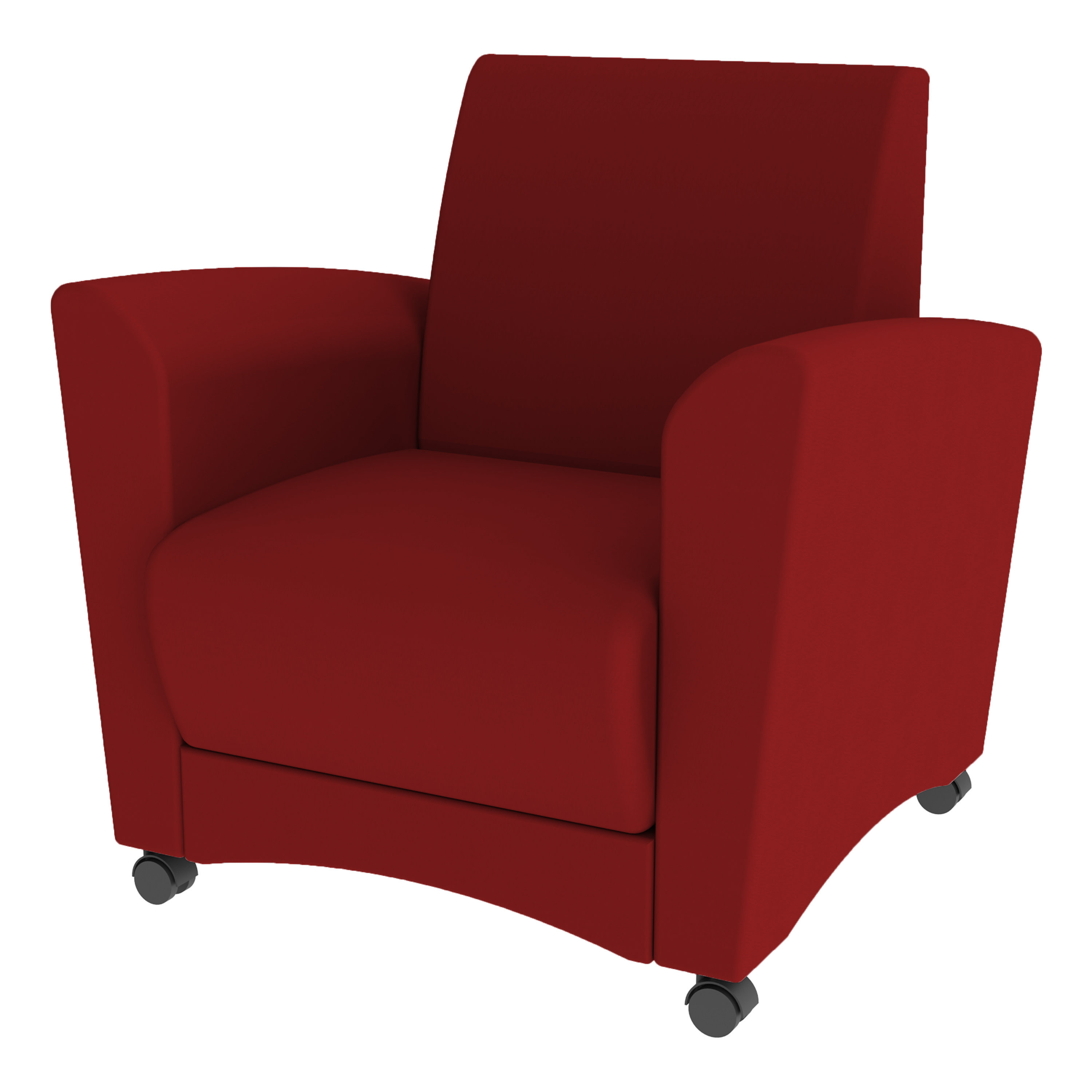Factory Direct Partners Pro Series Upholstered Mobile Common Area Chair ...