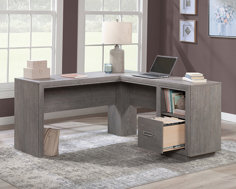 Latitude Run® 59.055'' W L-Shaped Executive Desk | Wayfair