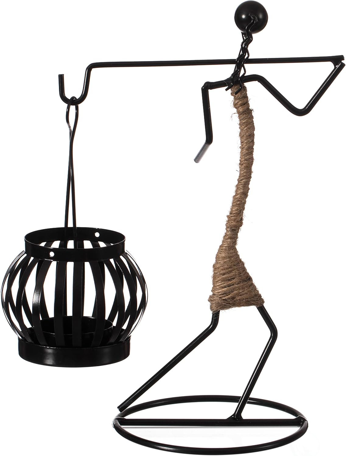 Latitude Run® Wire Figure Candle Holder Decorative Modern Tea Light ...