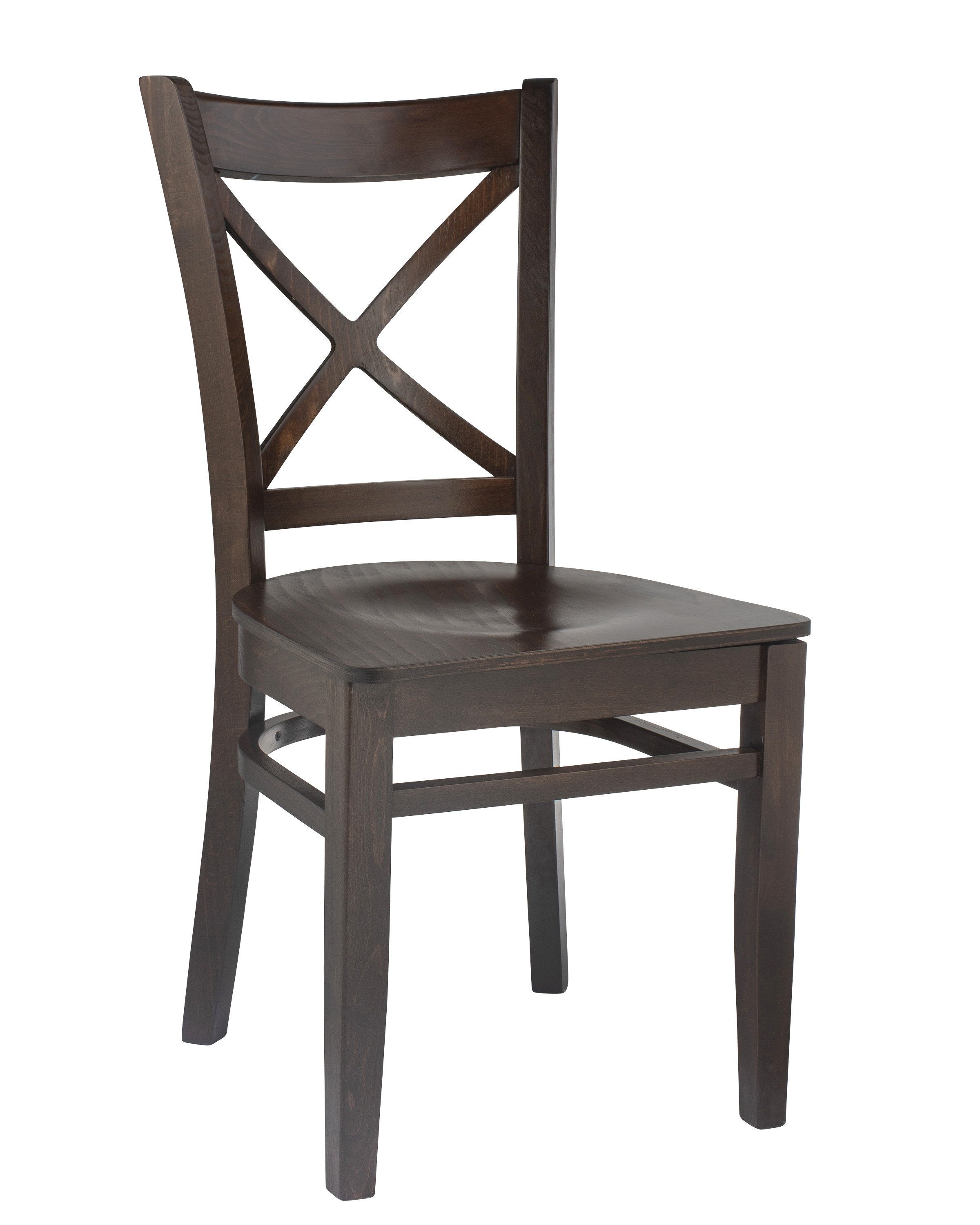 Charlton Home® Wanamaker Solid Wood Cross Back Side Chair & Reviews ...