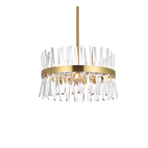 Gold Unique / Statement Pendant Lighting You'll Love | Wayfair