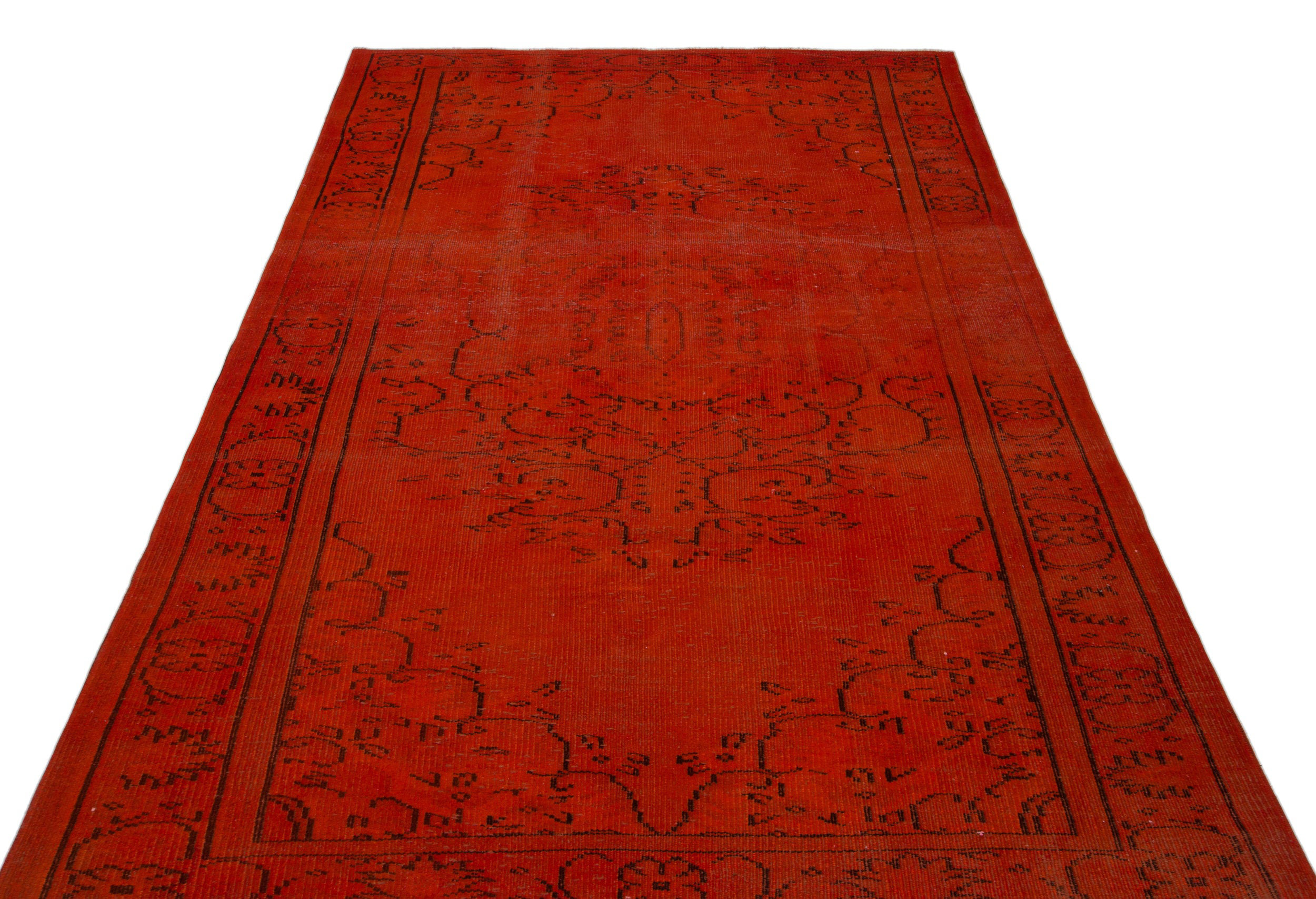 Aegean House Atina Red Vintage Wool Handmade Area Rug | Wayfair
