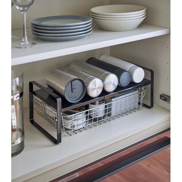 Yamazaki USA Yamazaki Home Steel Kitchen 2 Tiered Shelf Rack ...