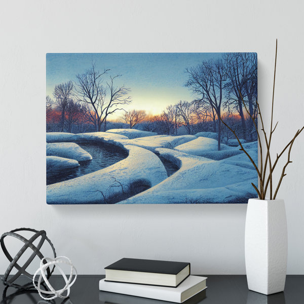 Marlow Home Co. A Fanciful Winter Forest - Wrapped Canvas | Wayfair.co.uk