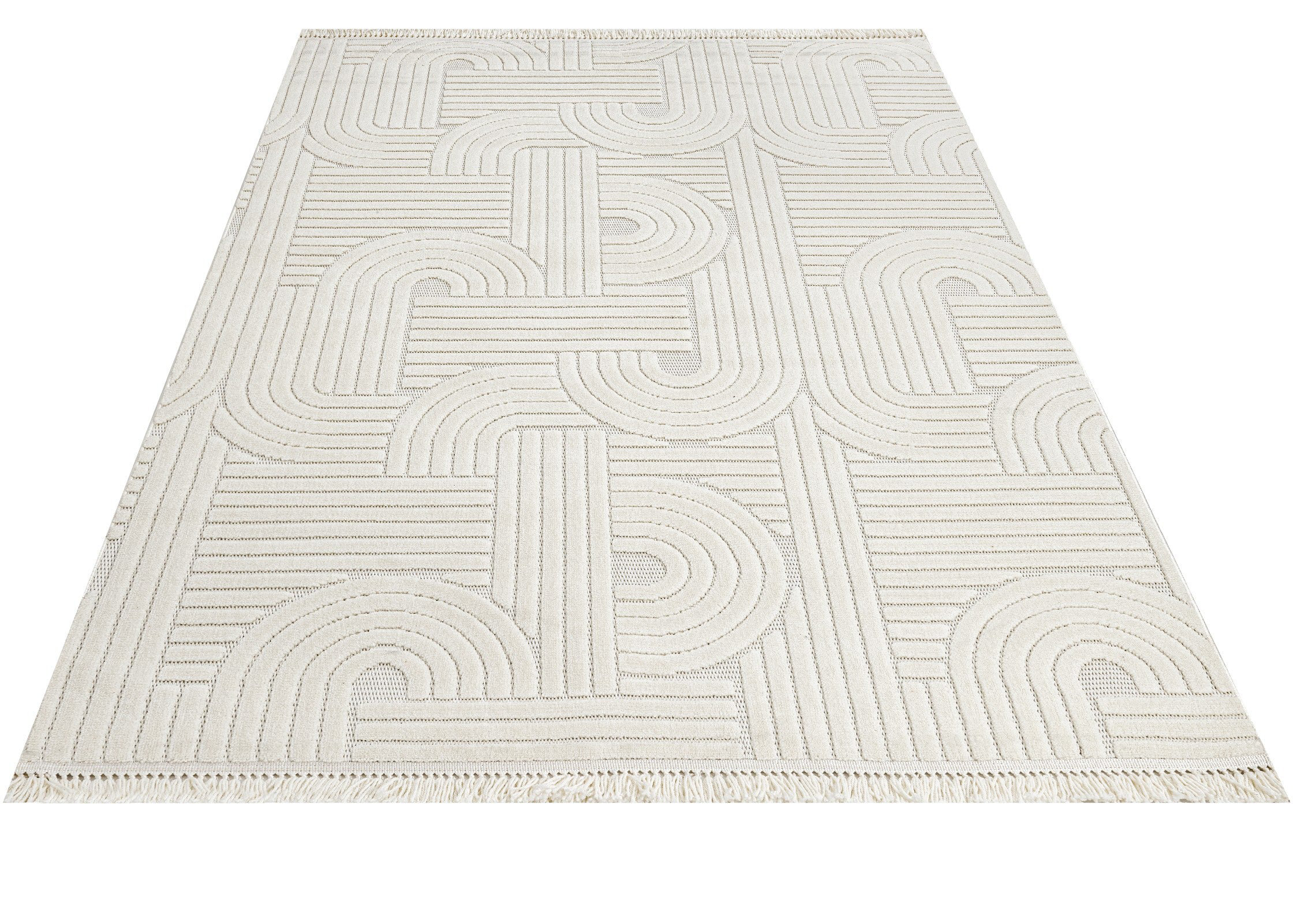 Lofy Dizayn Cotton Area Rug with Non-Slip Backing | Wayfair