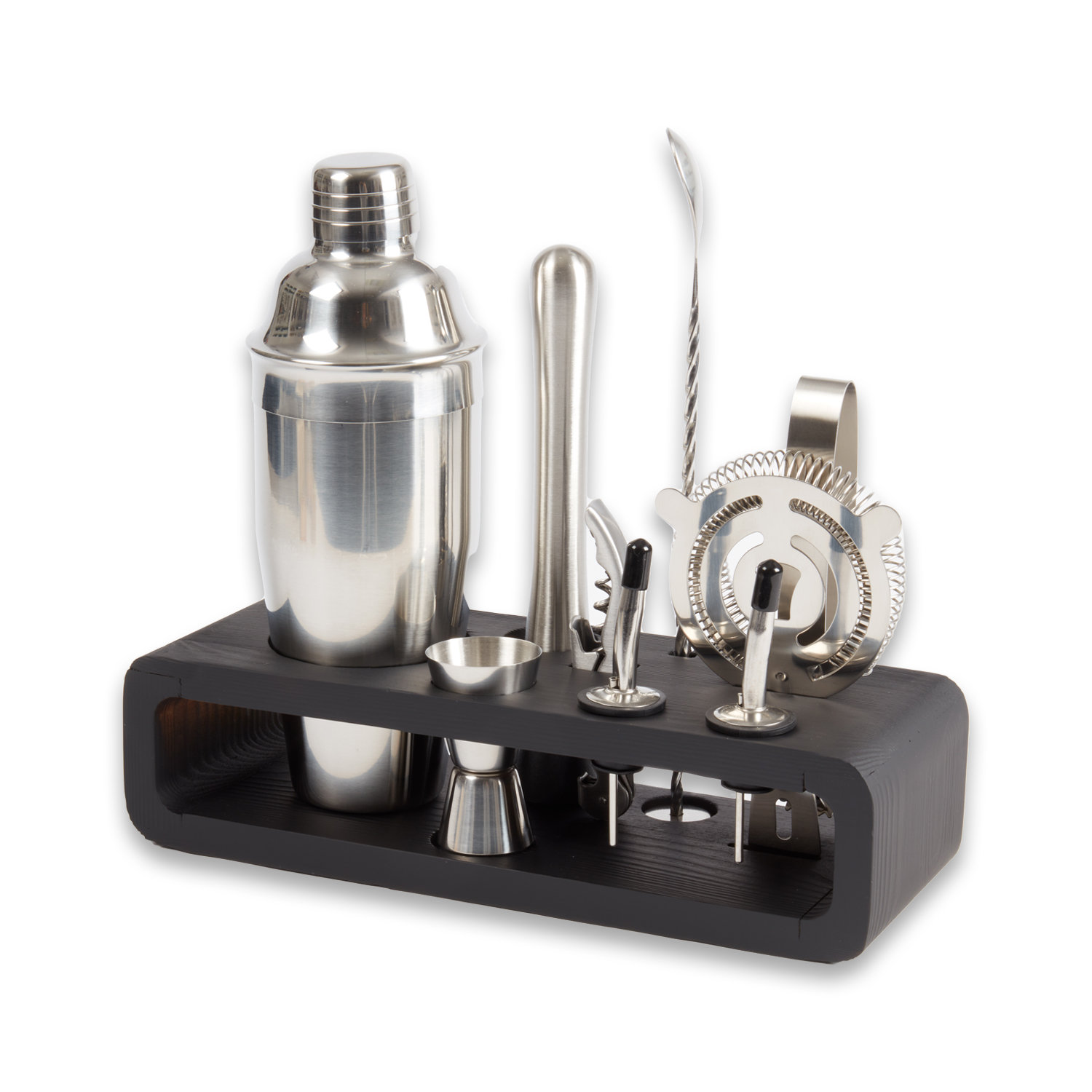 Prep & Savour Romy Stainless Steel Bar Tool Set | Wayfair