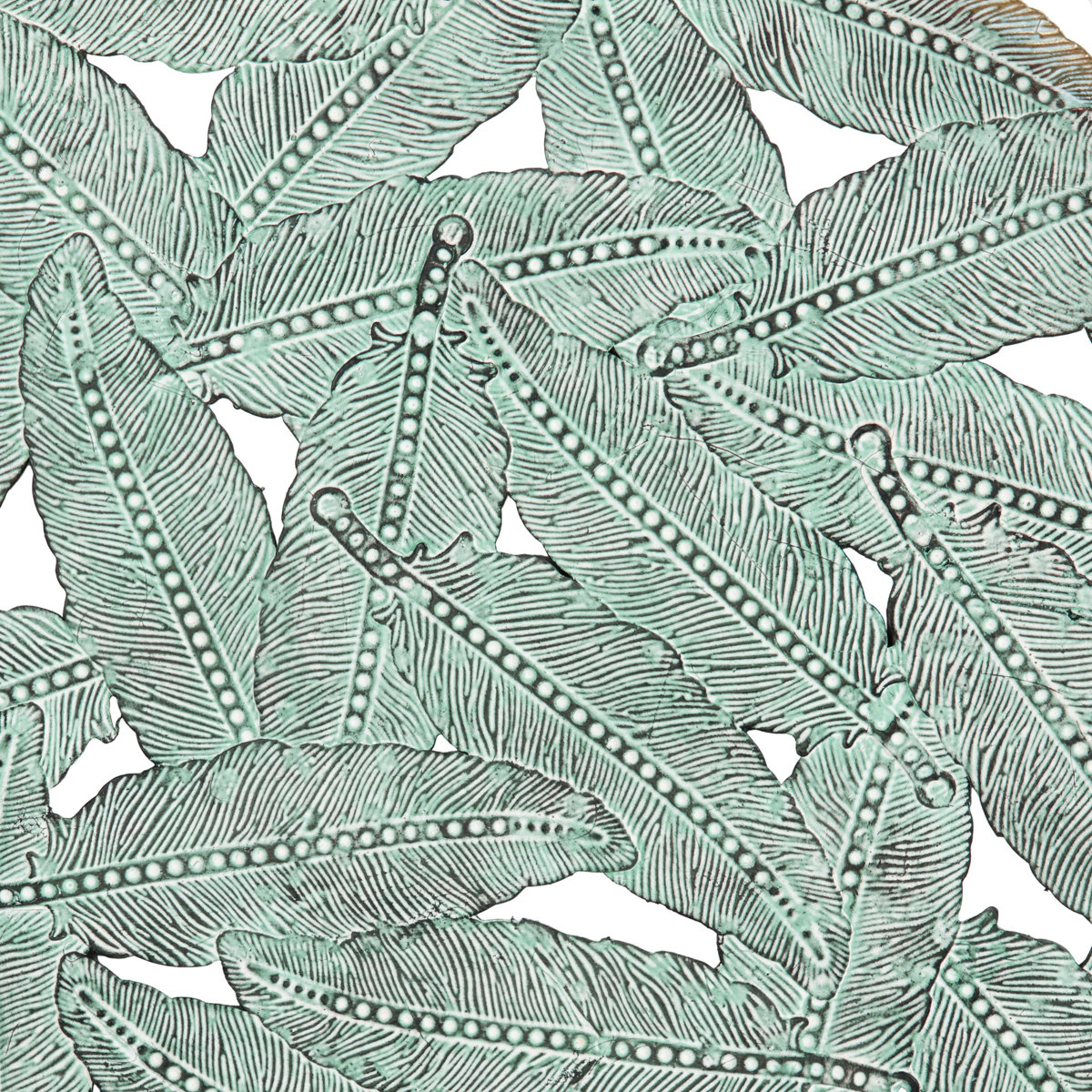 Bay Isle Home™ Textured Feather 3-piece Metal Disc Wall Décor Set ...