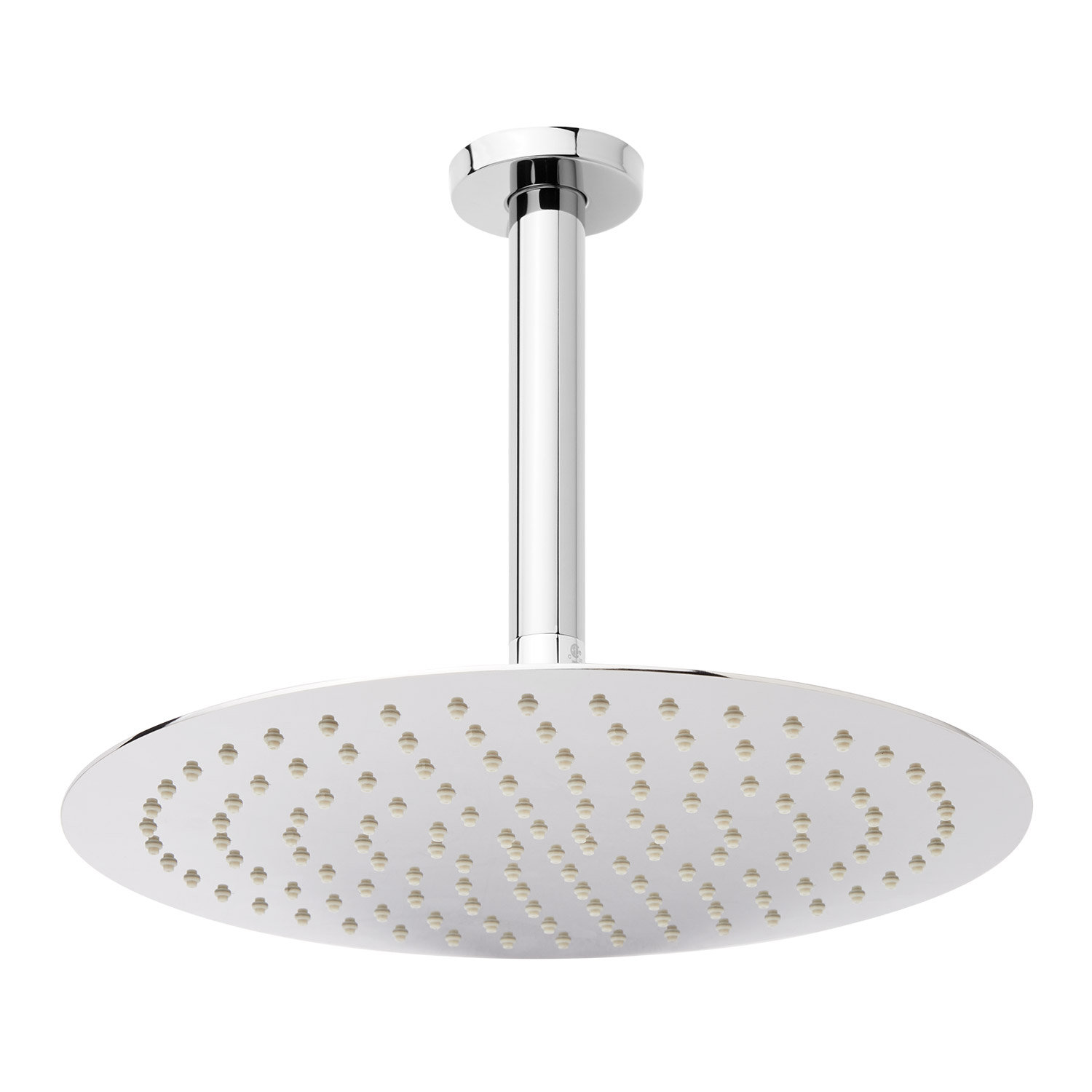 Signature Hardware 12" Contemporary Low Profile Shower Head with ...