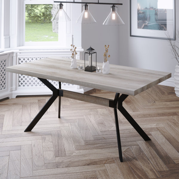 Zipcode Design Coldiron Metal Base Dining Table & Reviews | Wayfair.co.uk