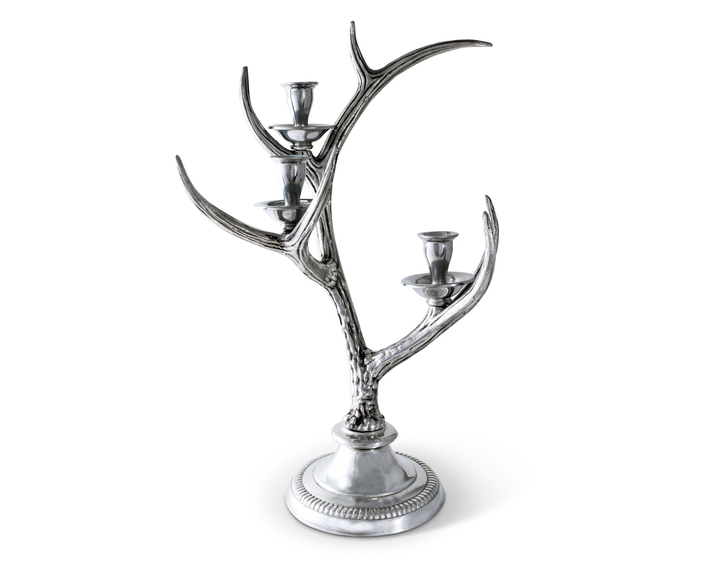 Arthur Court Designs Antler Stag Tall Metal Candelabra & Reviews | Wayfair