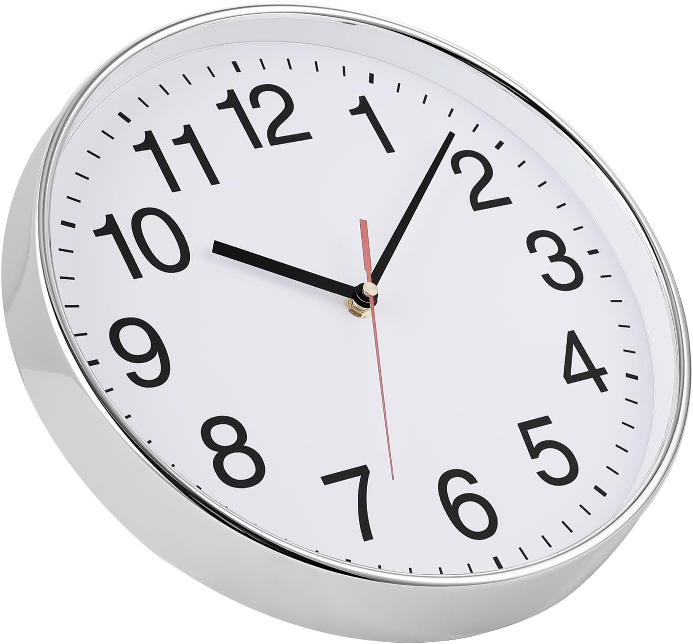 Latitude Run® Extra Large Wall Clock - 16" Non Ticking Silent Quartz ...