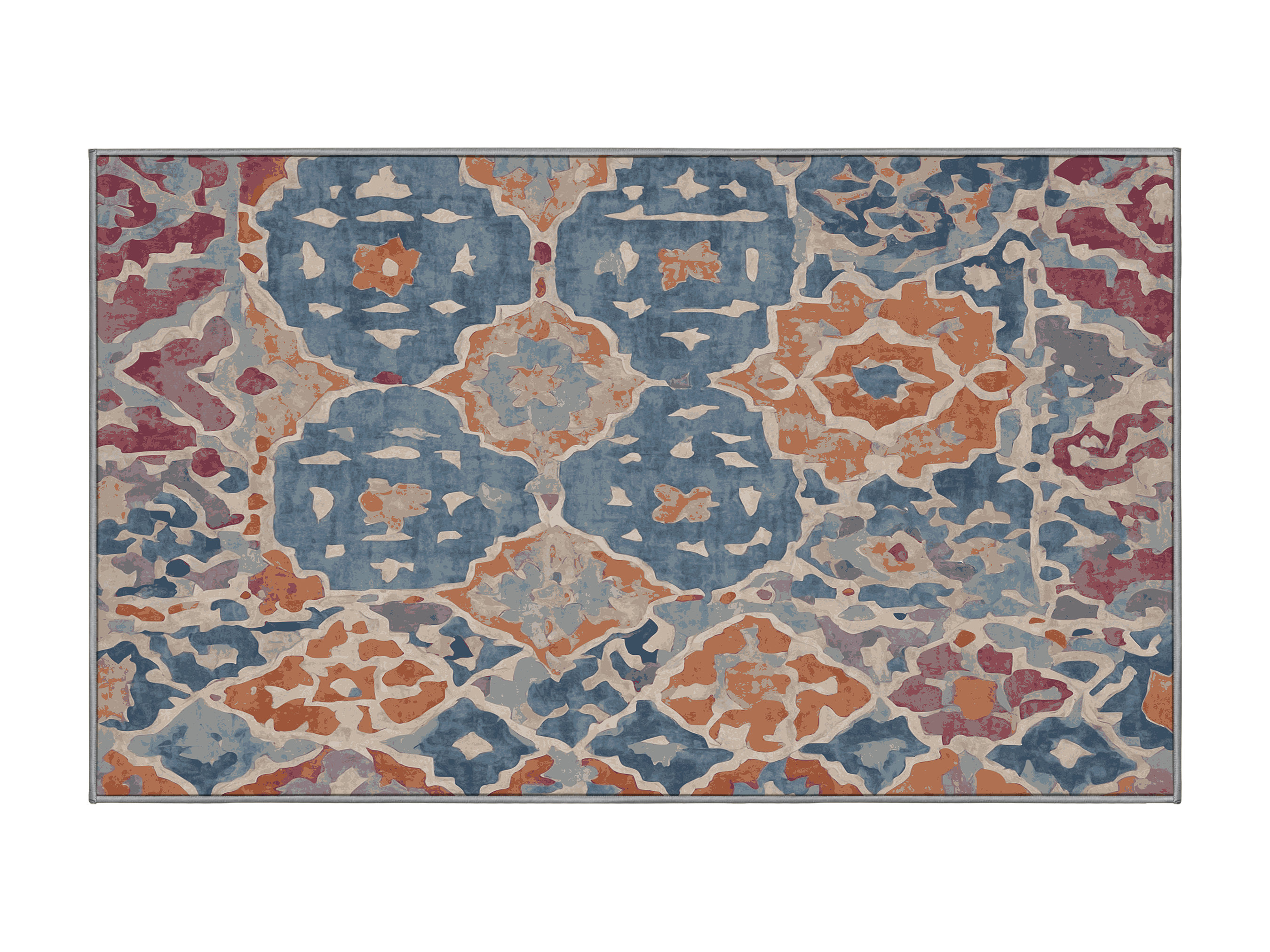 Hokku Designs Silky Soft Plush Gray Area Rug | Wayfair