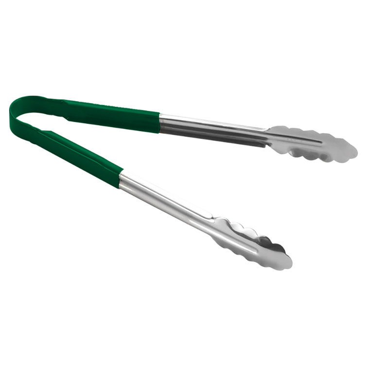 Sterling Ventures Stainless Steel Tong 9" Green | Wayfair.co.uk