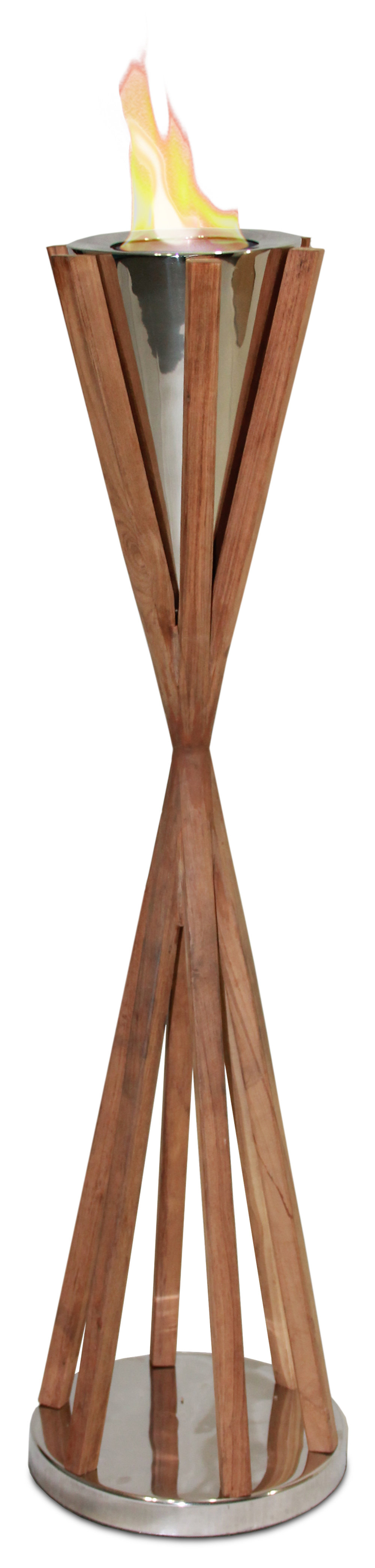 Union Rustic Matta Wood Gel Fire Column & Reviews | Wayfair