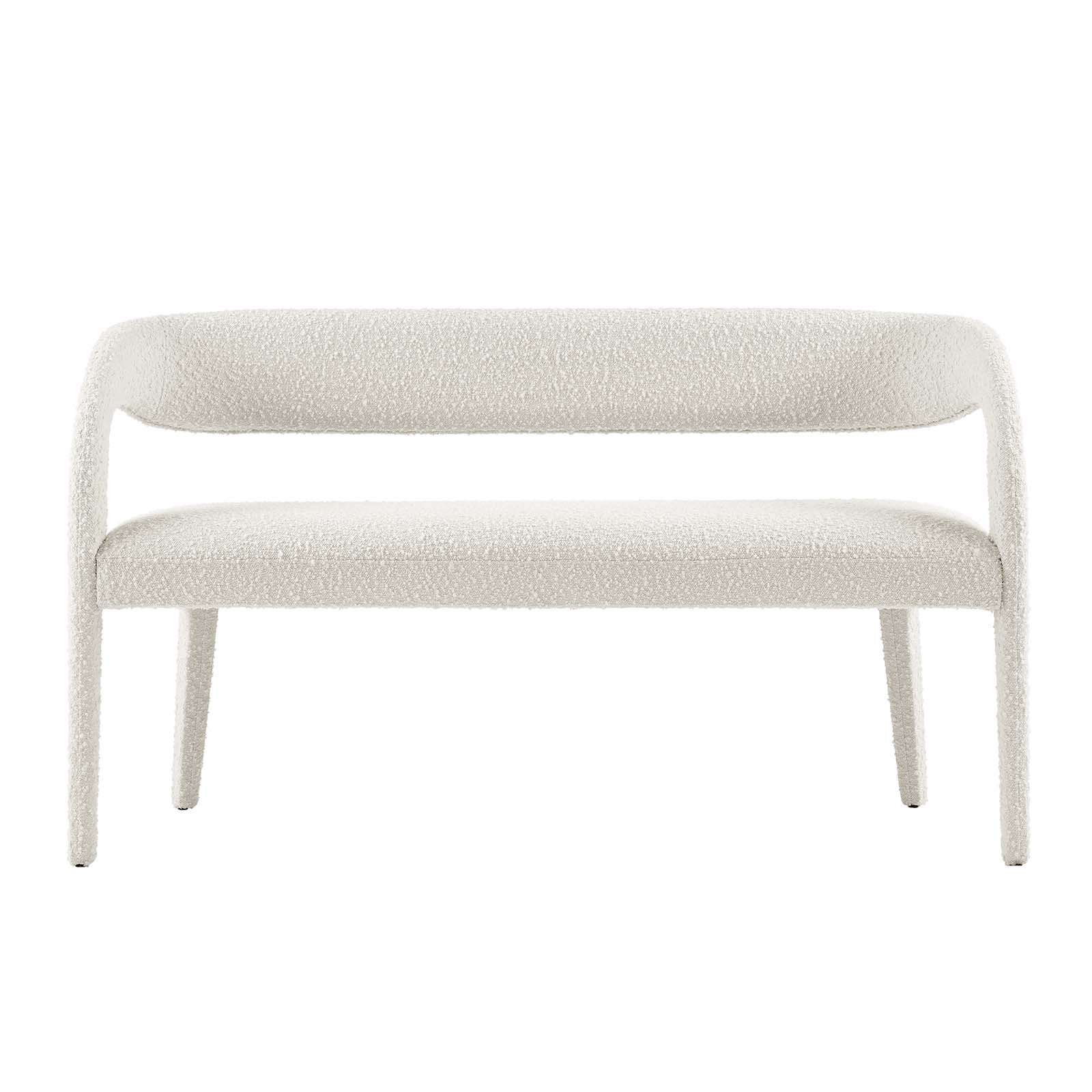 Modway Pinnacle Boucle Fabric Accent Bench & Reviews | Wayfair