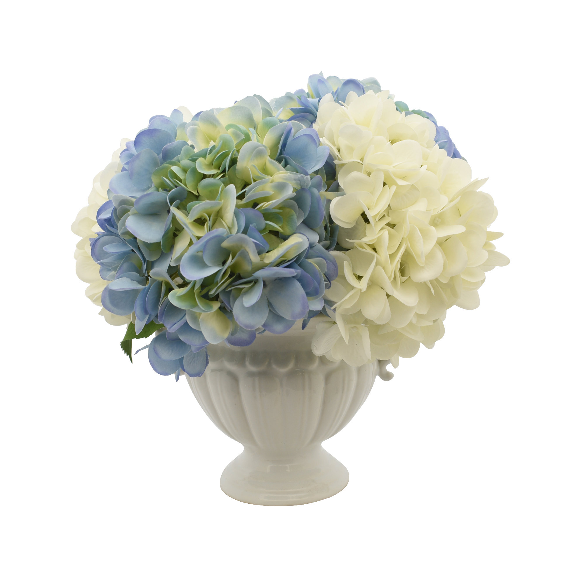 One Allium Way® Hydrangea Mixed Floral Arrangements in Pot | Wayfair