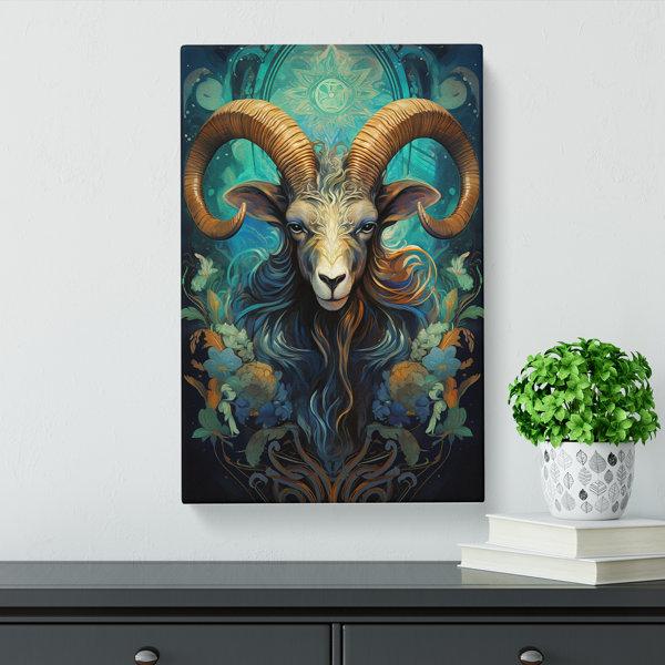 Natur Pur Capricorn Zodiac Realism Art - Print | Wayfair.co.uk