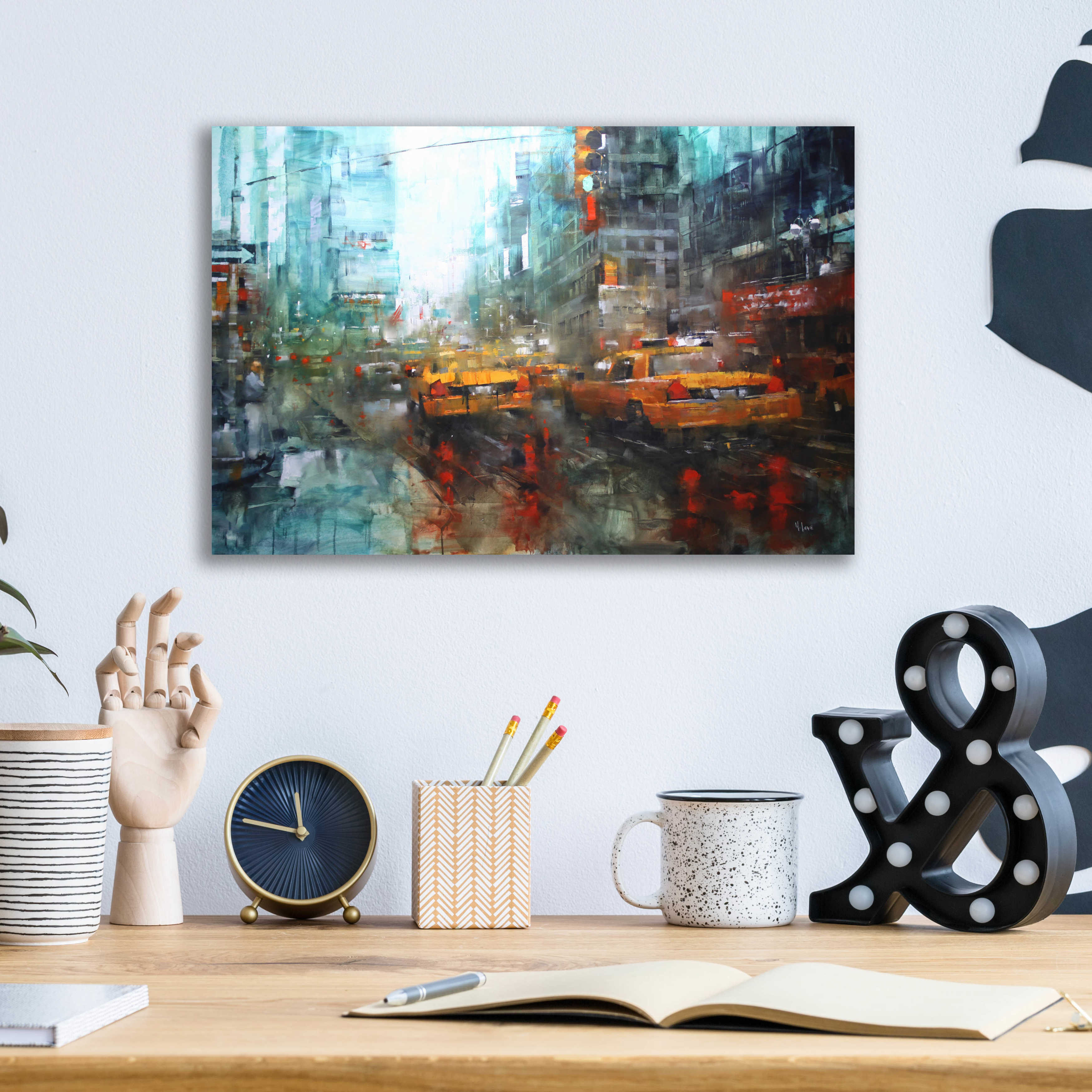 Winston Porter Times Square Reflections' by Mark Lague, Acrylic Glass Wall Art | Wayfair