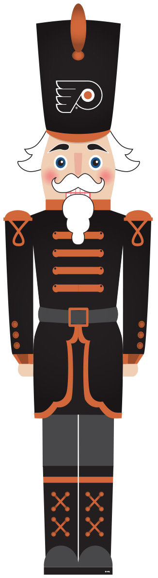 Fan Creations Philadelphia Flyers 46" Nutcracker Leaner | Wayfair