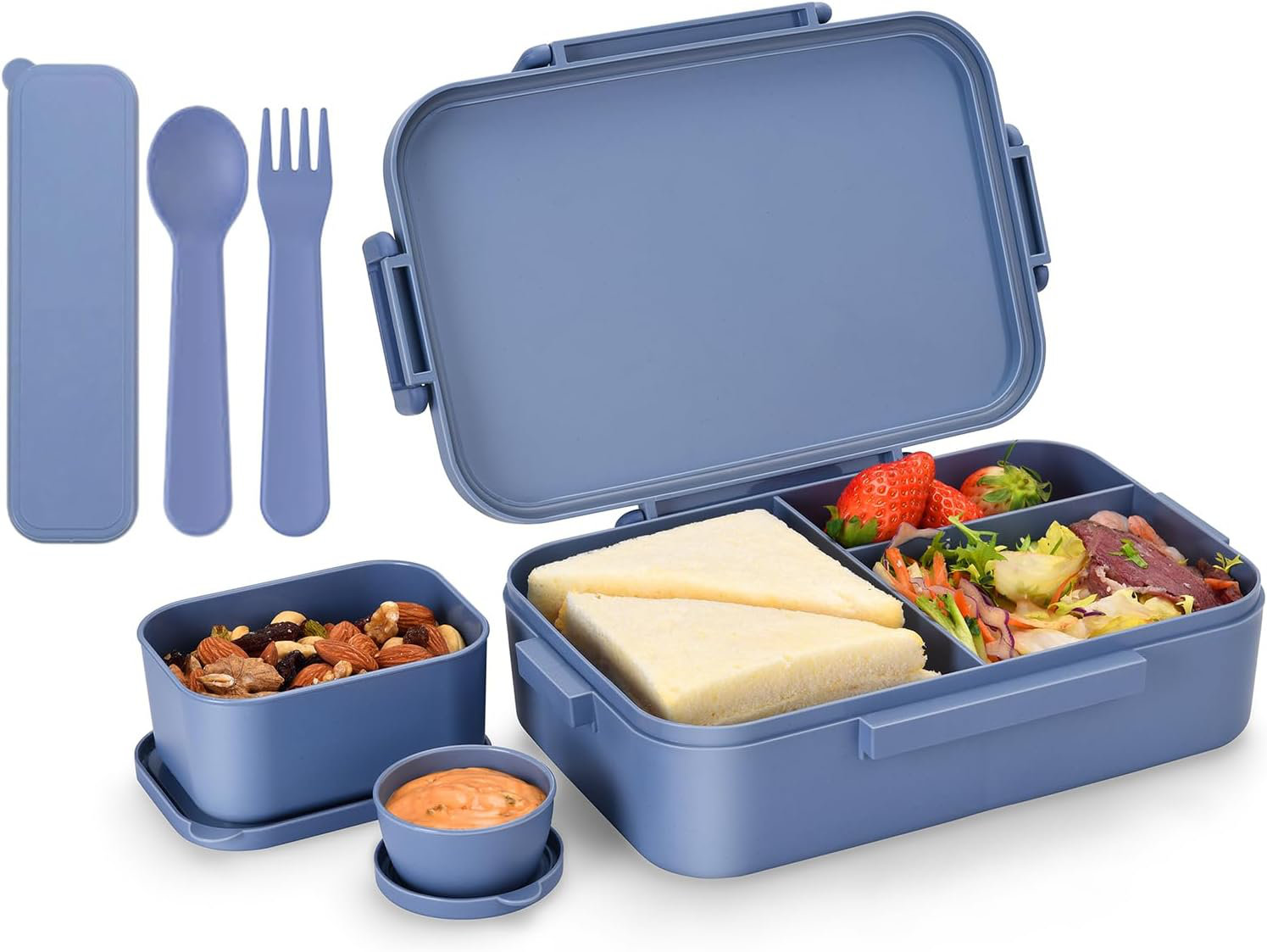 George Oliver Wheat Fiber Kids/Adults Lunch Box, with Removable 100% ...