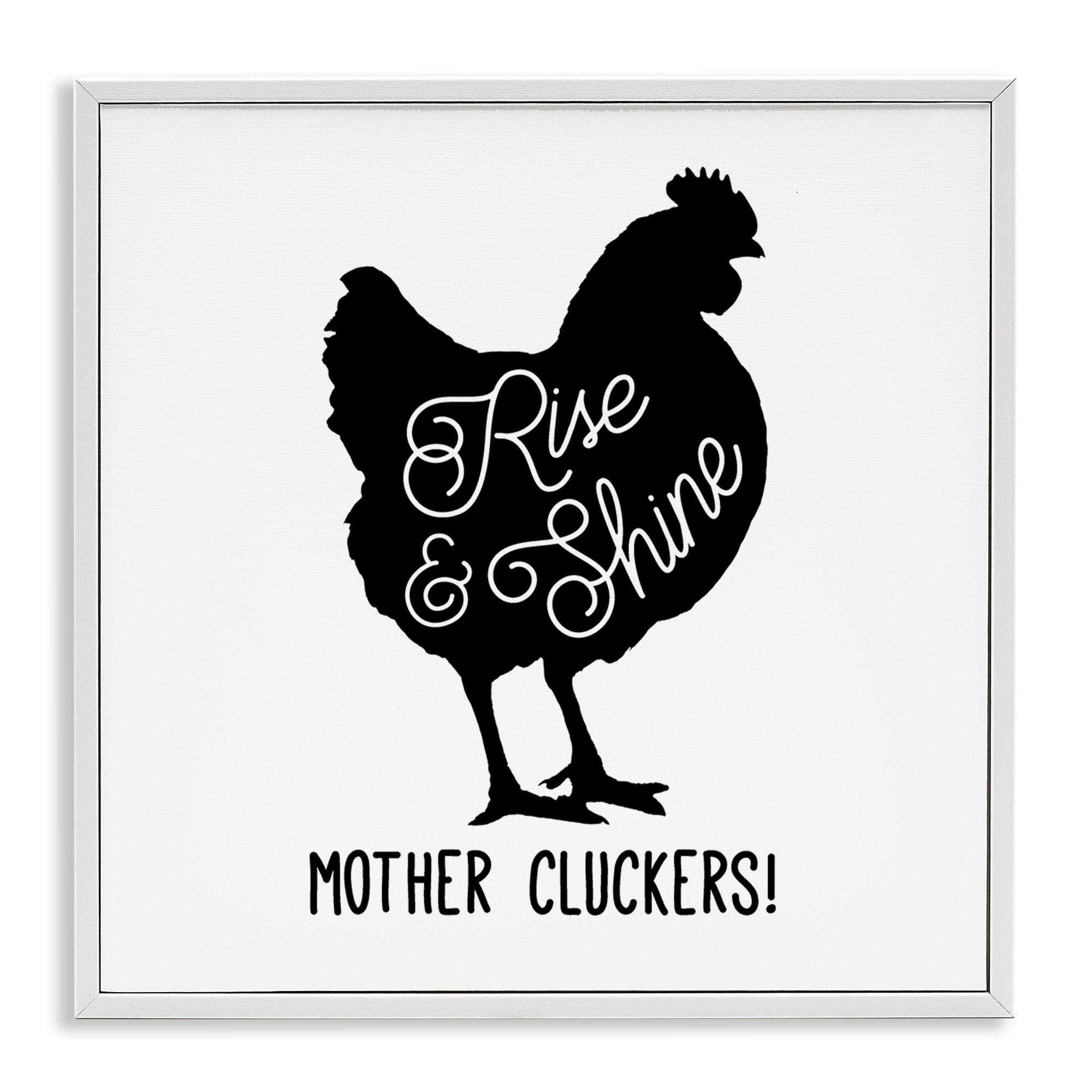 August Grove® Sassy Rise & Shine Rooster Framed Giclee Art by Conrad ...