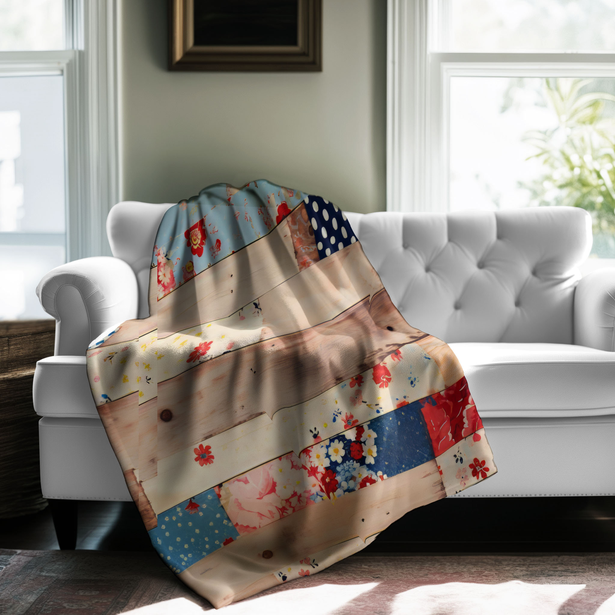 MentionedYou Quilted Timber - 1 Piece Premium Sherpa Blanket | Wayfair