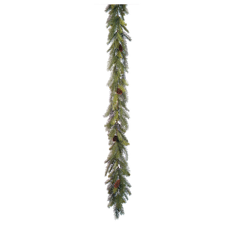 Primrue Artificial Frosted Arborvitae Garland & Reviews | Wayfair