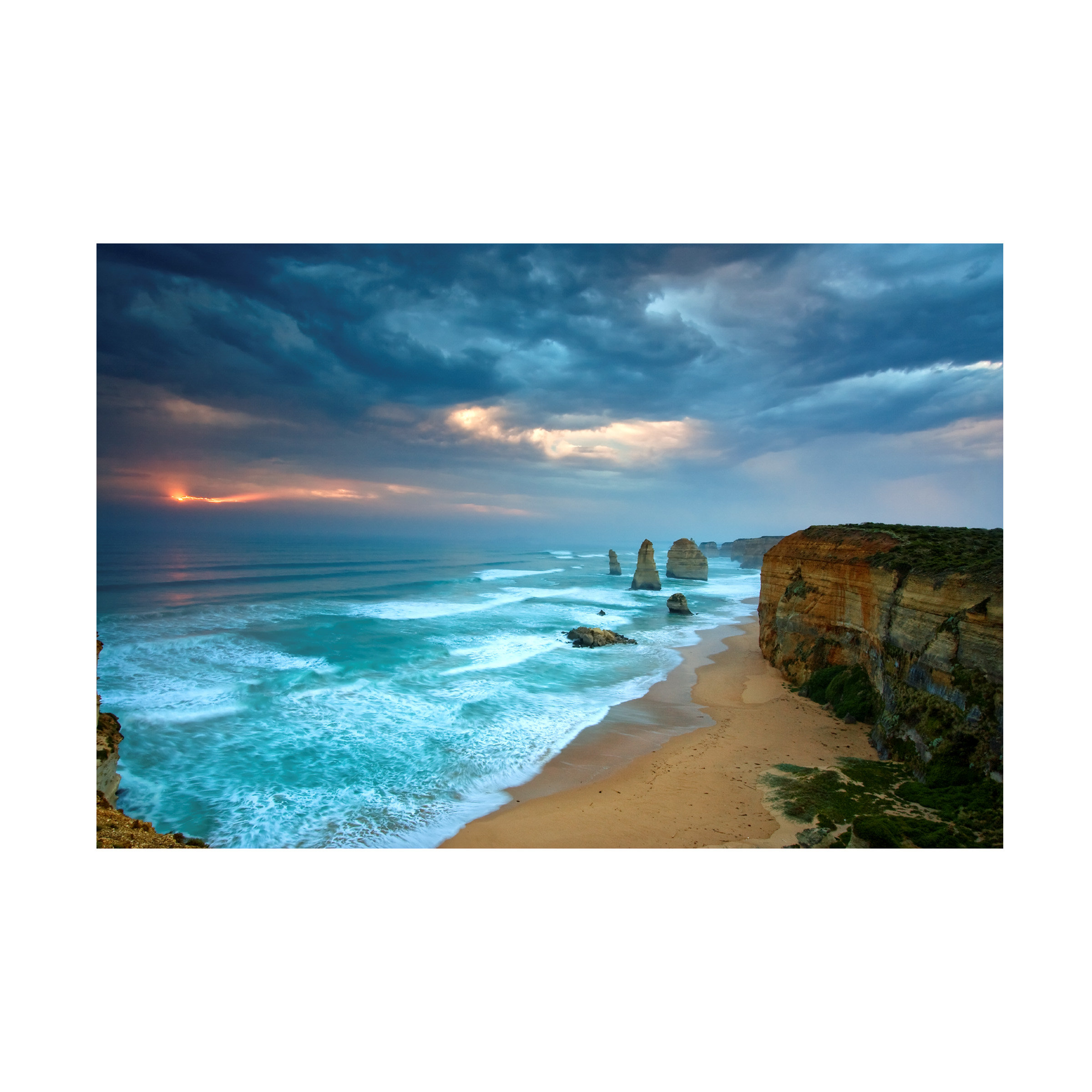 Highland Dunes Wayne Bradbury Photography 'Apostles II' Canvas Art ...