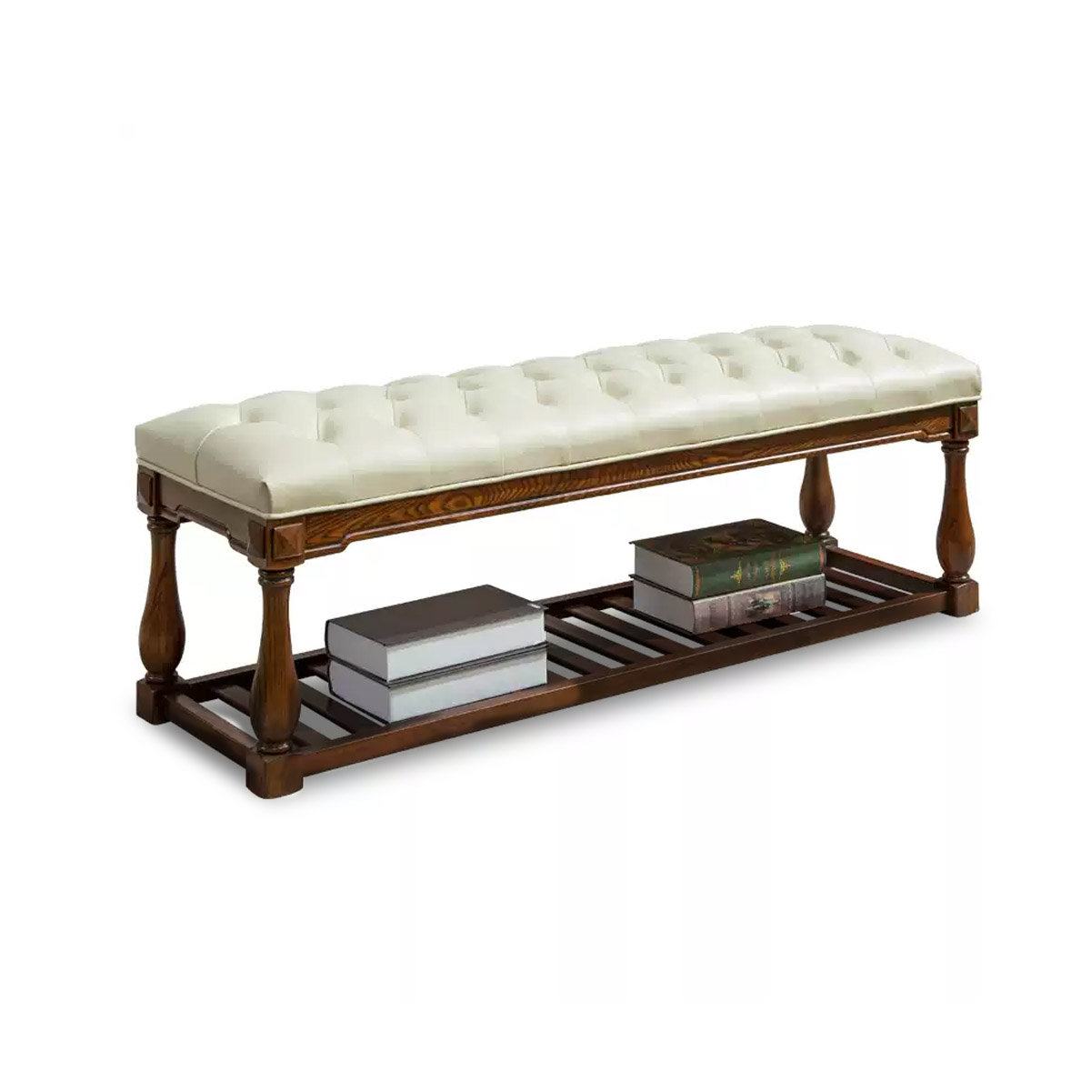 Canora Grey All Solid Wood Bedside Stools American-Style Simple Bed ...