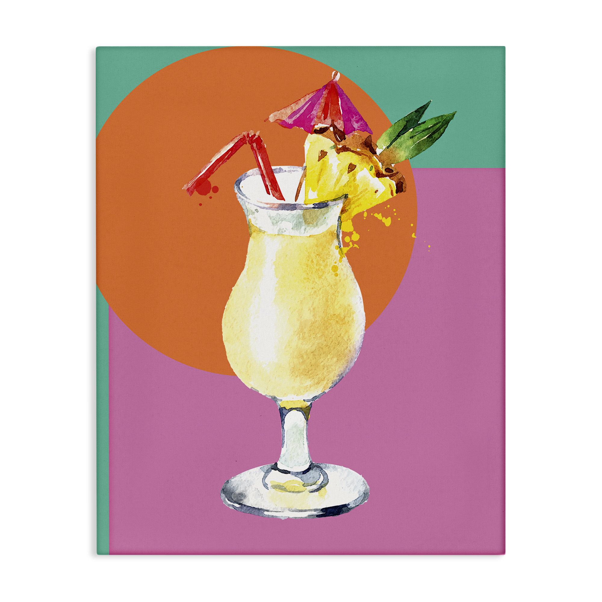 Lark Manor™ Modern Tropical Cocktail Canvas Wall Art by Susan Jill ...