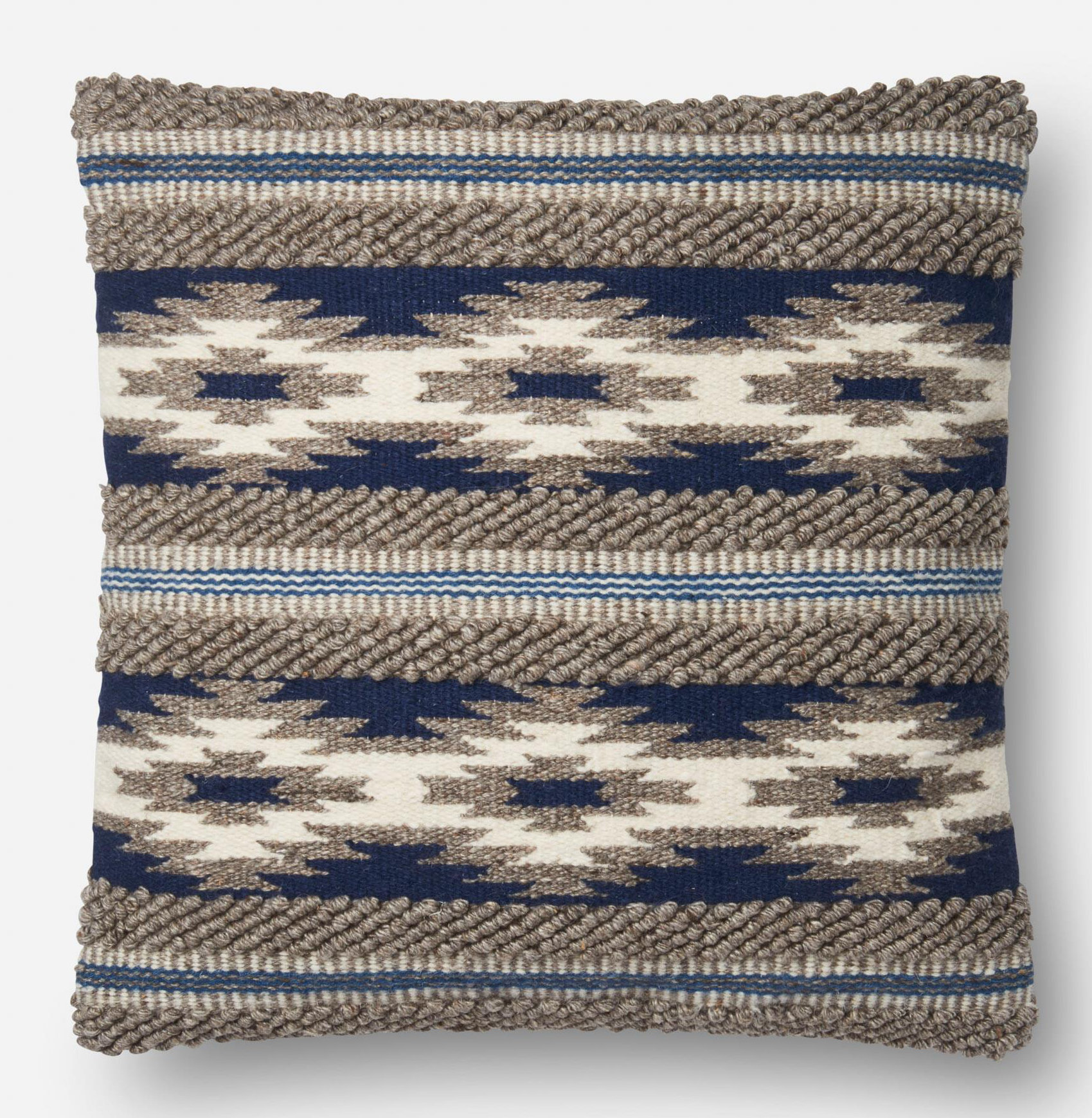 Loon Peak® Oak Brook Square Wool Blend Pillow Cover | Wayfair