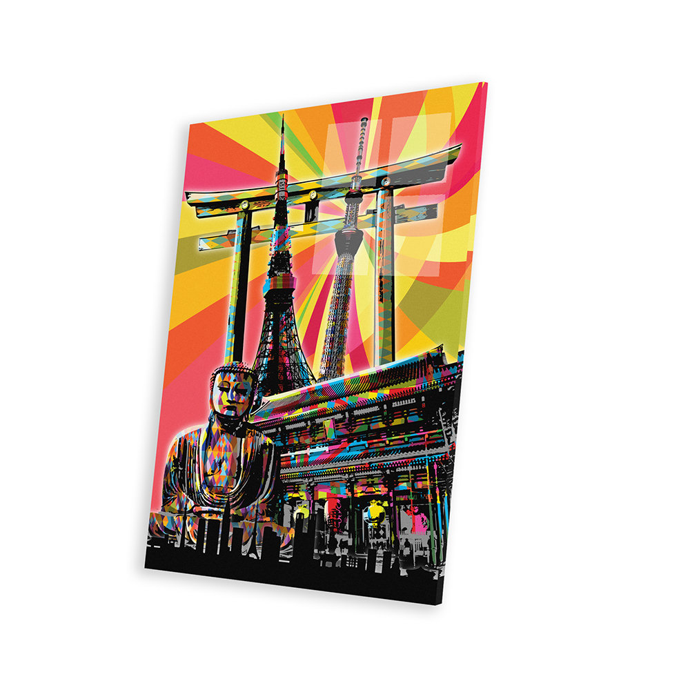 iCanvas Tokyo Psychedelic Pop Print On Acrylic Glass - Wayfair Canada