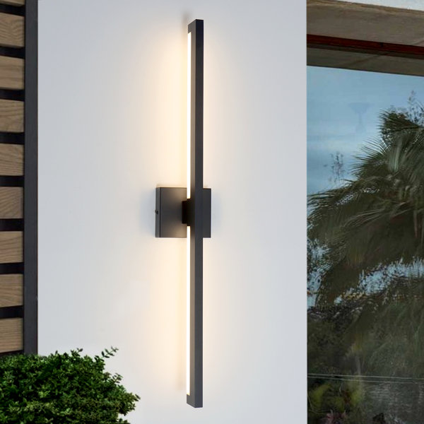 Ivy Bronx 32 Inch Modern LED 24W Outdoor Wall Light Waterproof ...