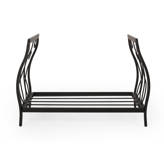 Winston Porter Abhik 17'' W Metal Log Rack & Reviews | Wayfair
