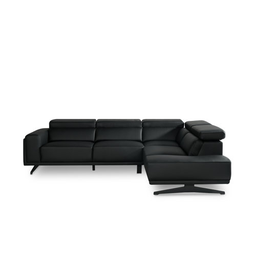 Metro Lane Costan Faux Leather Corner Sectional | Wayfair.co.uk