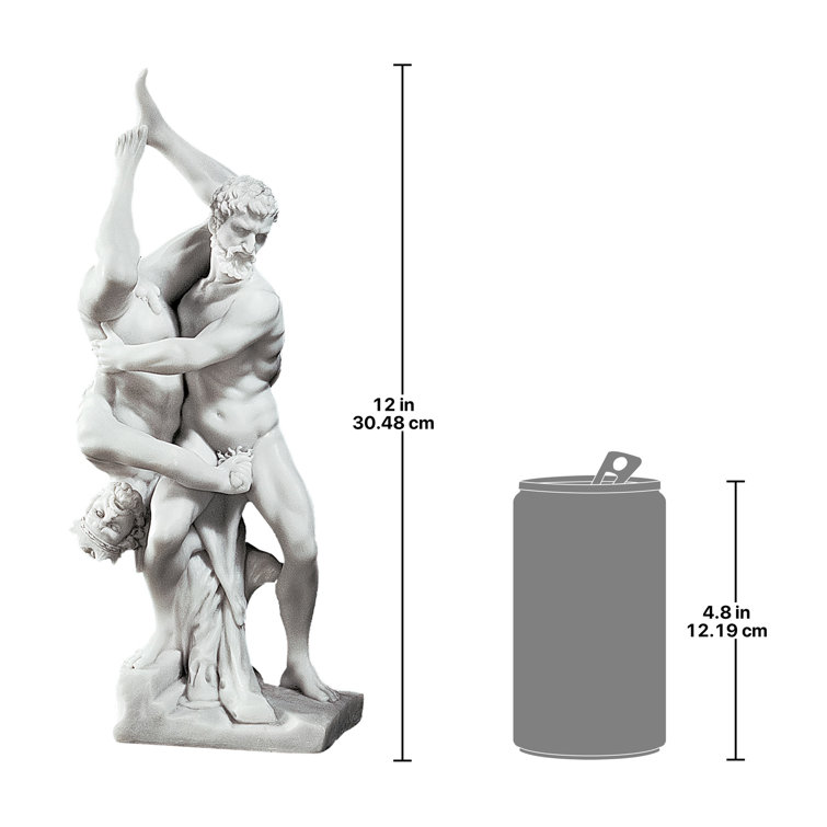 Design Toscano Hercules and Diomedes Bonded Marble Figurine & Reviews ...