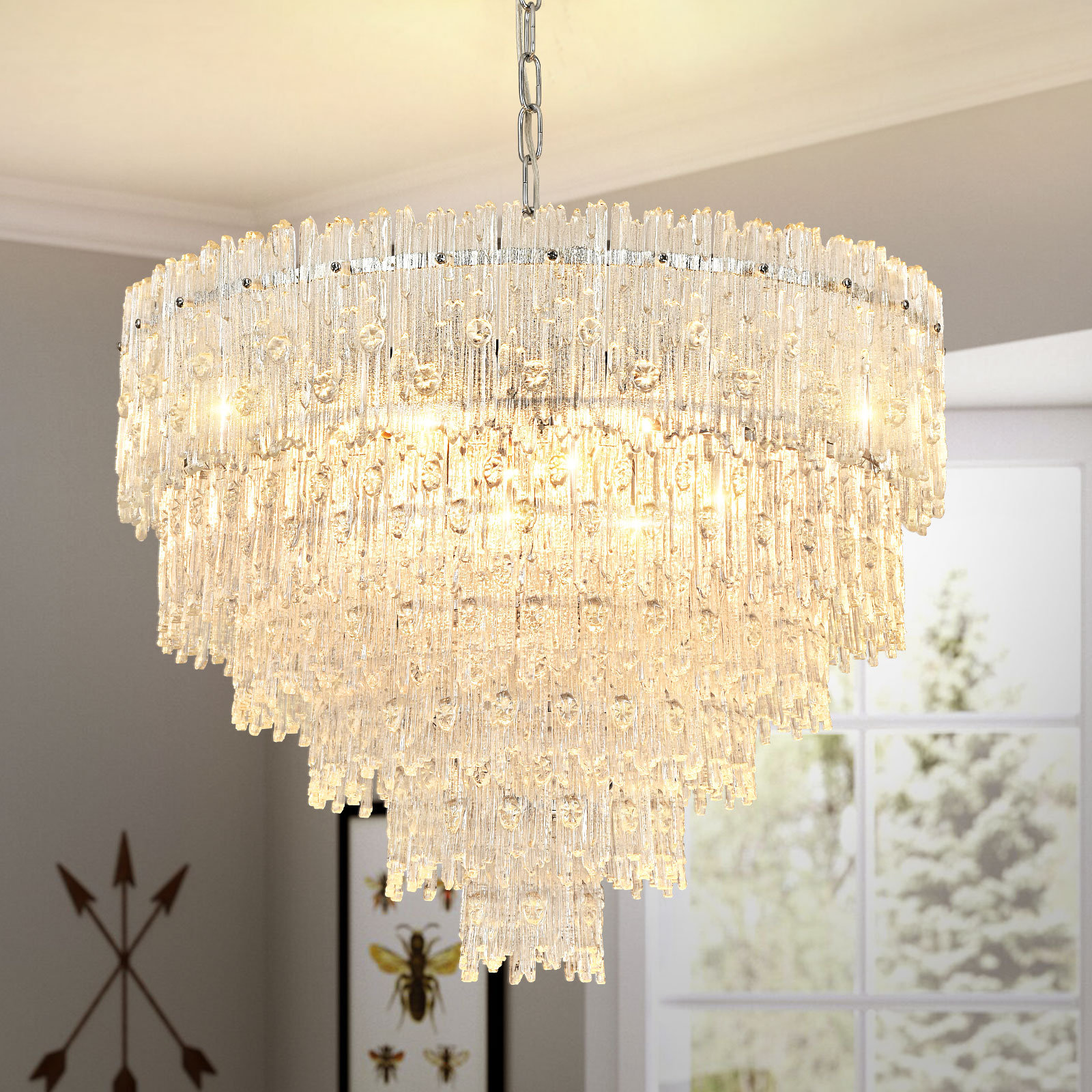 Mercer41 Neco Square / Rectangle Chandelier & Reviews | Wayfair