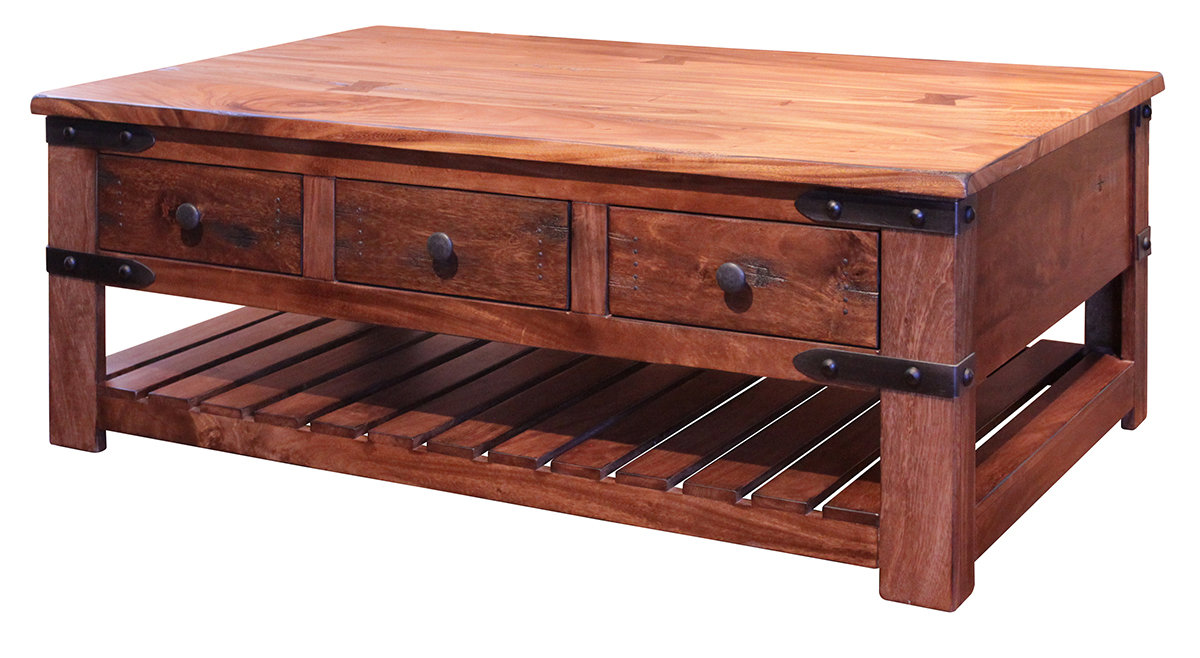 Millwood Pines Belcherry Coffee Table with 6 Drawer & Reviews | Wayfair