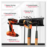WFX Utility™ 64-Inch Wall Mounted Garage Tool Organizer With Adjustable ...