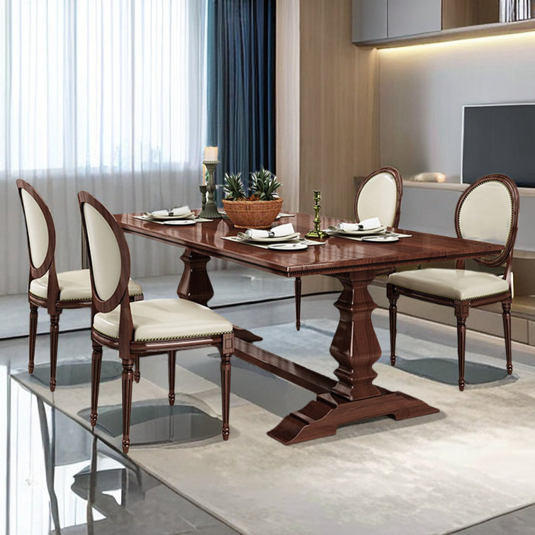 ULTORU 6 - Piece Trestle Dining Set | Wayfair