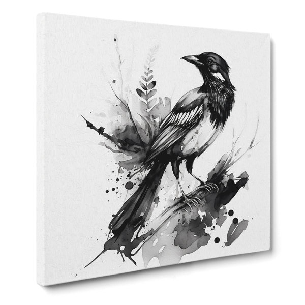 Marlow Home Co. Magpie Ink Wash - No Frame Art Prints | Wayfair.co.uk