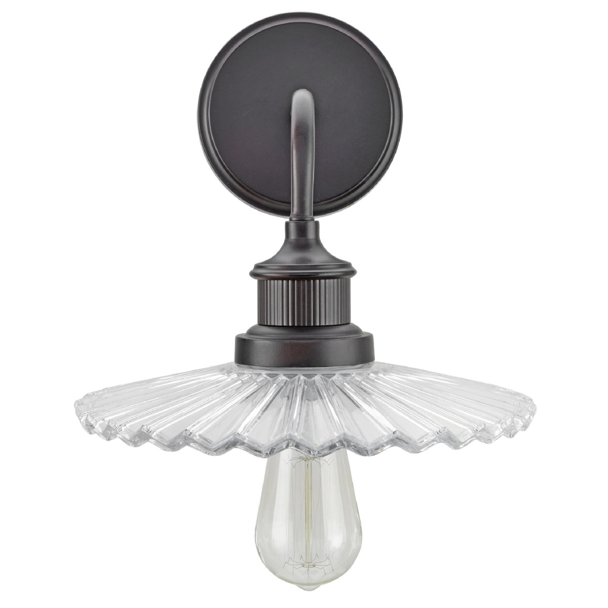 Gracie Oaks Lattin Transitional Metal 1-Light Bath Sconce & Reviews ...
