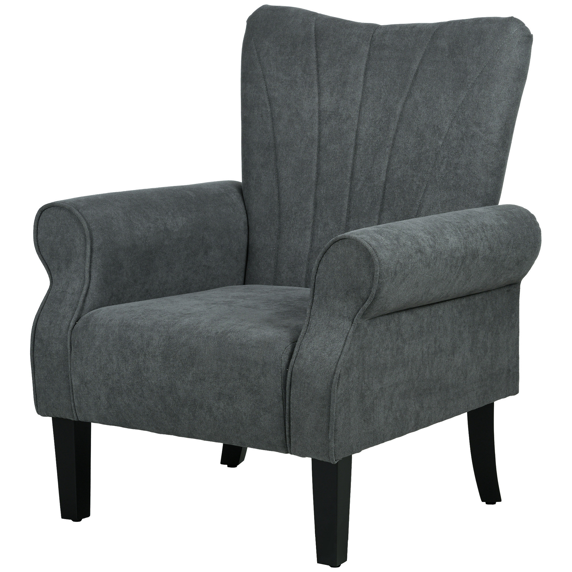 Corrigan Studio® HOMCOM Fabric Accent Chair | Wayfair