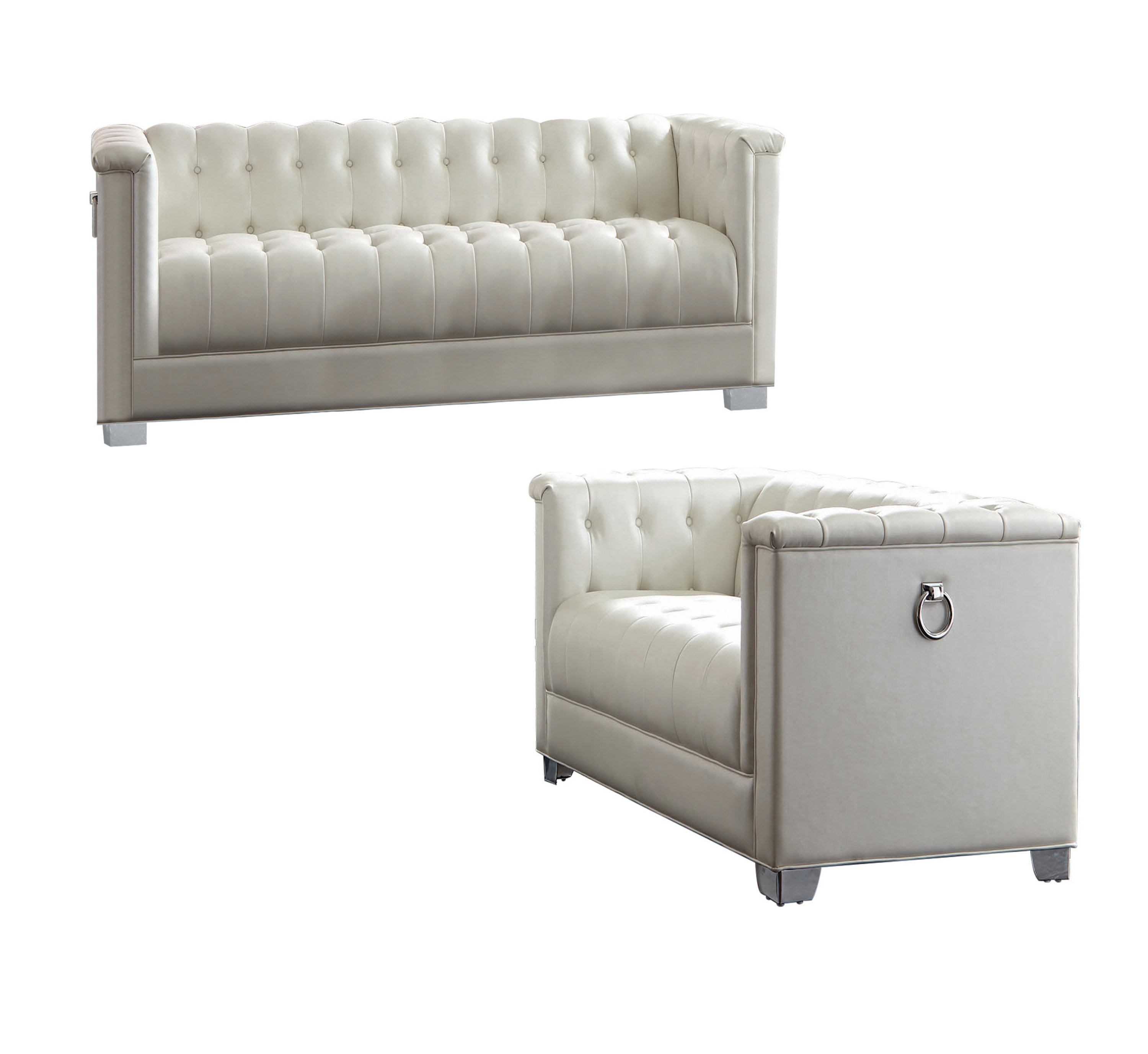 Lark Manor™ Isahi 2 Piece Faux Leather Living Room Set | Wayfair