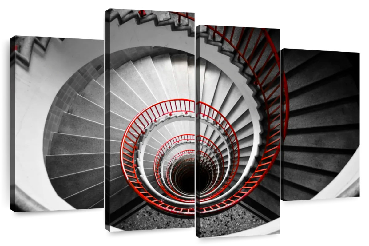 Ebern Designs Lilie Pop Spinning Staircase | Wayfair