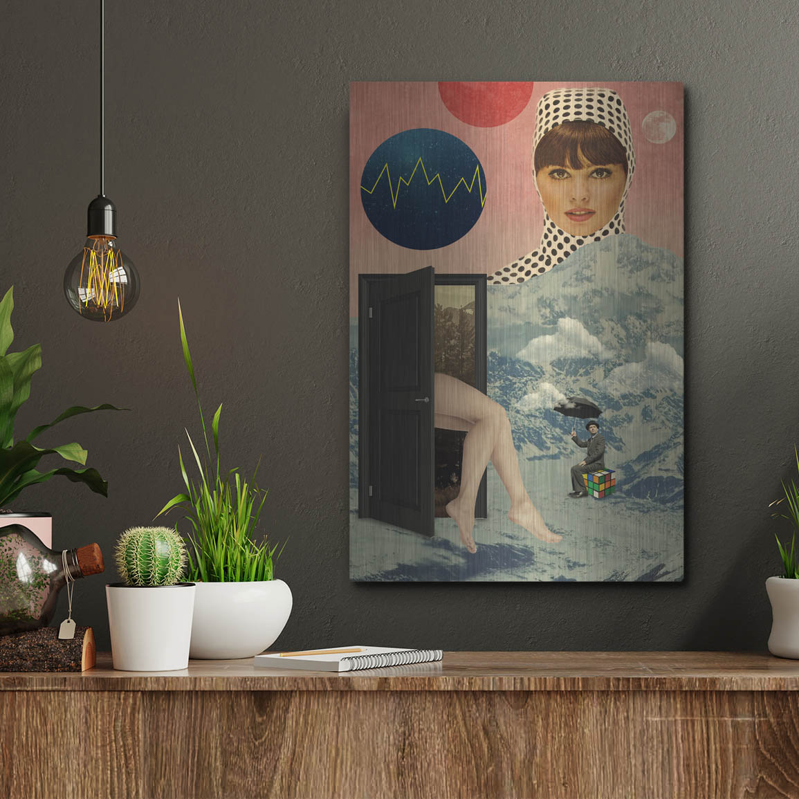 George Oliver Beyond The Unknown' by Elo Marc, Metal Wall Art | Wayfair