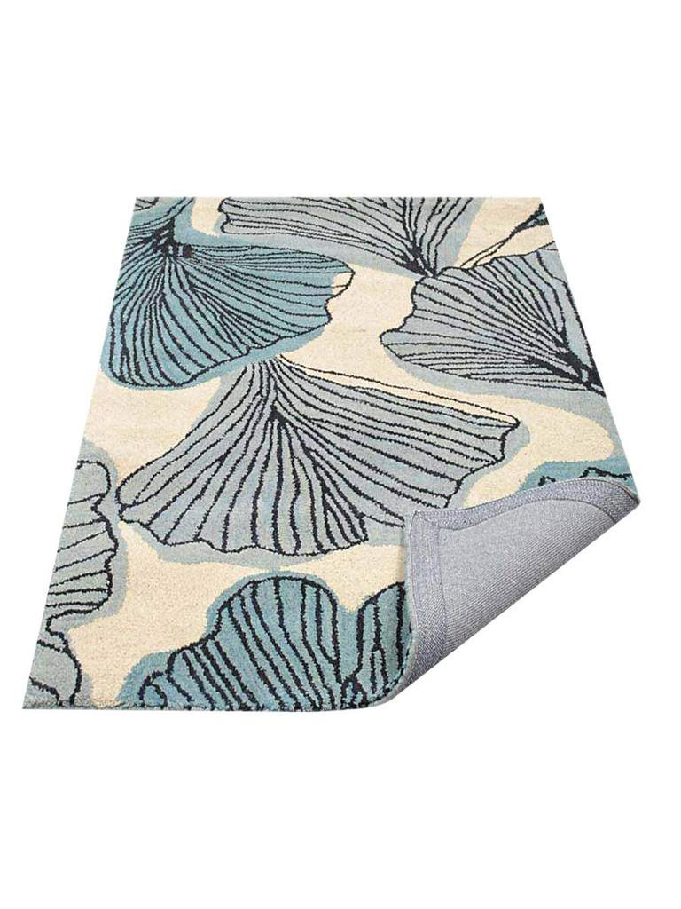 Red Barrel Studio® Vivanco Floral HAND TUFTED WOOL ECO-FRIENDLY AREA ...