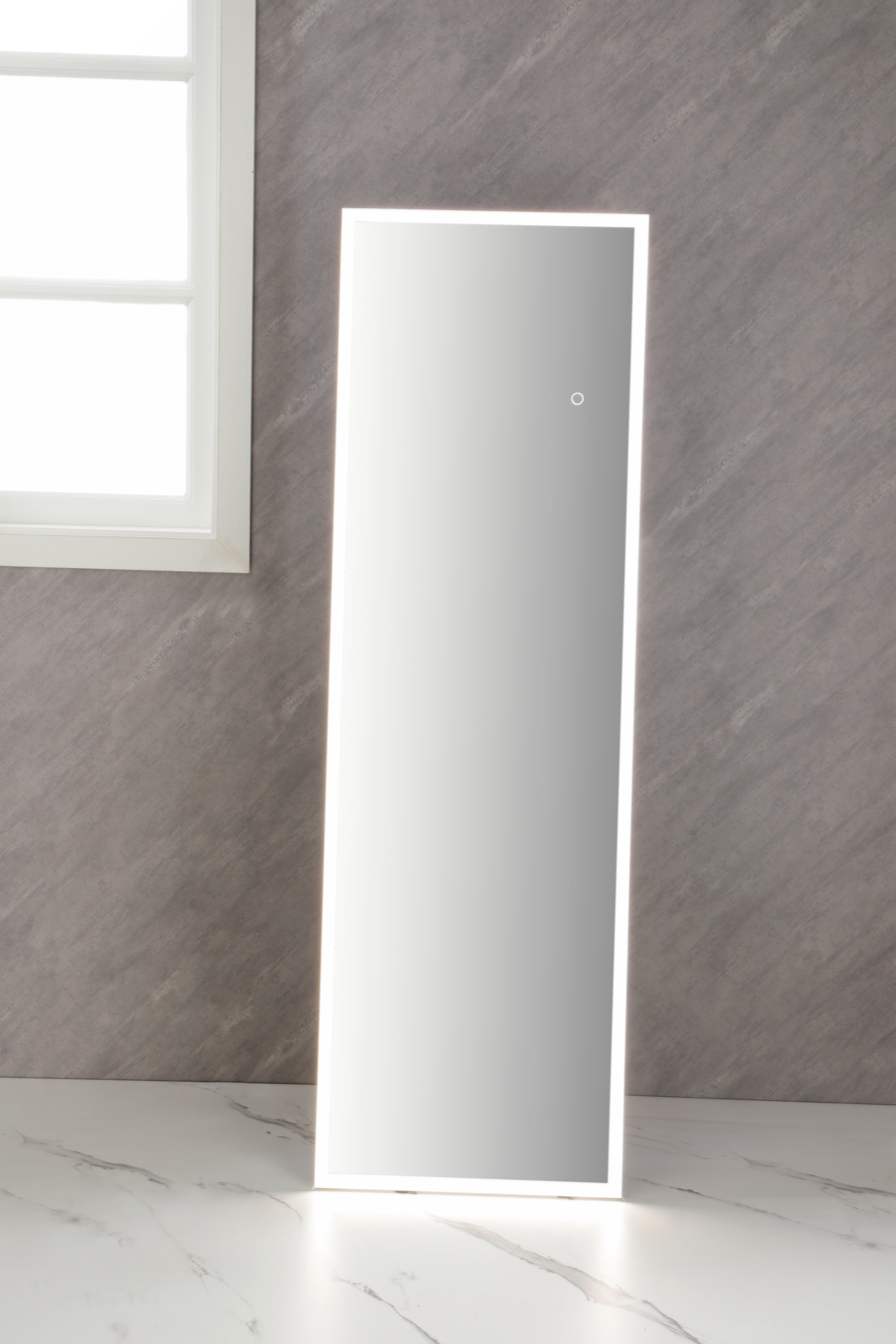 Wrought Studio™ 62*16Full Length Mirror With LED Lights, Free Standing ...