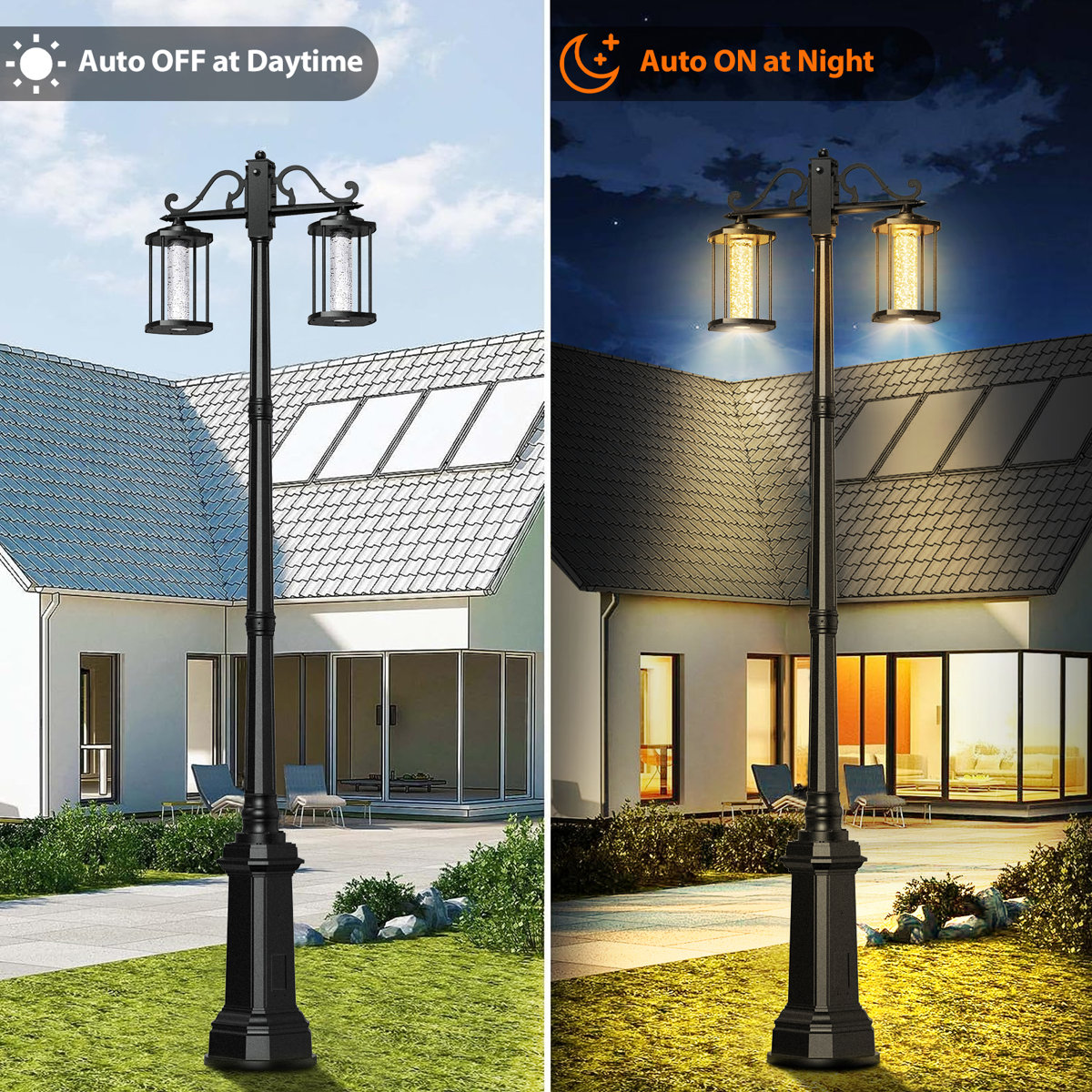 Canora Grey Seliah Seeded Lamp Post (Full) & Reviews | Wayfair