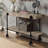 17 Stories Classic Industrial Living Room Table With Open Bottom Shelf ...